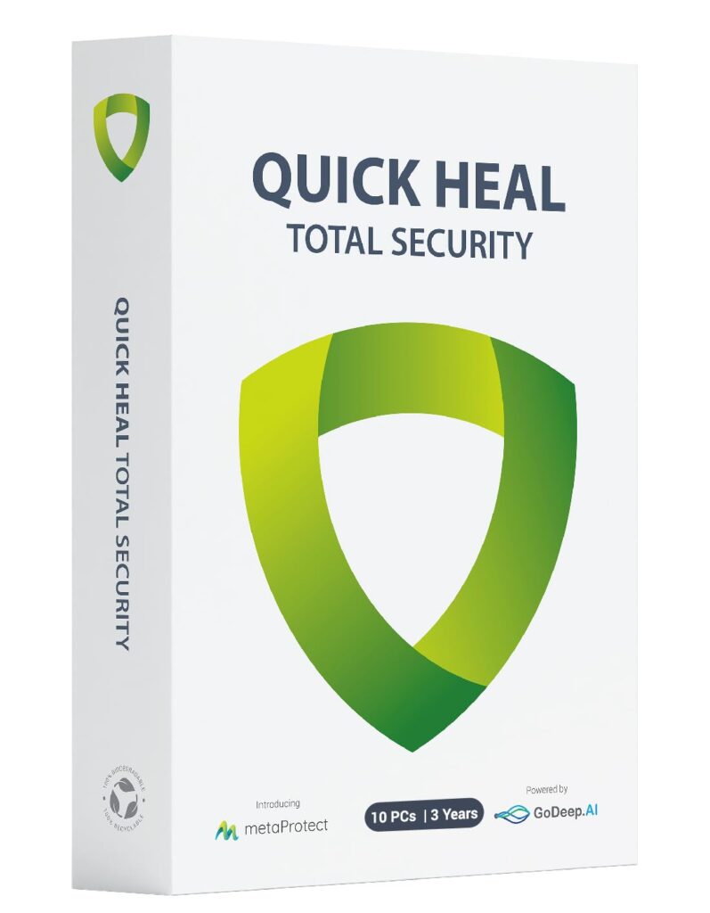 New Quick Heal Total Security Antivirus 10Users 3Years – Santra Infotech